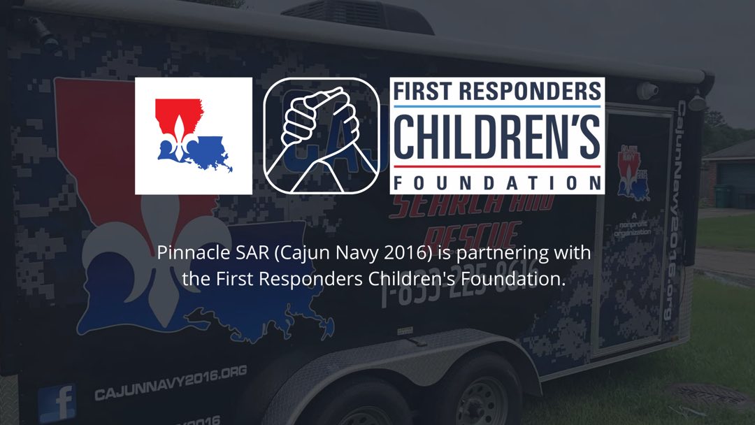 Cajun Navy Partner with First Responders Children’s Foundation