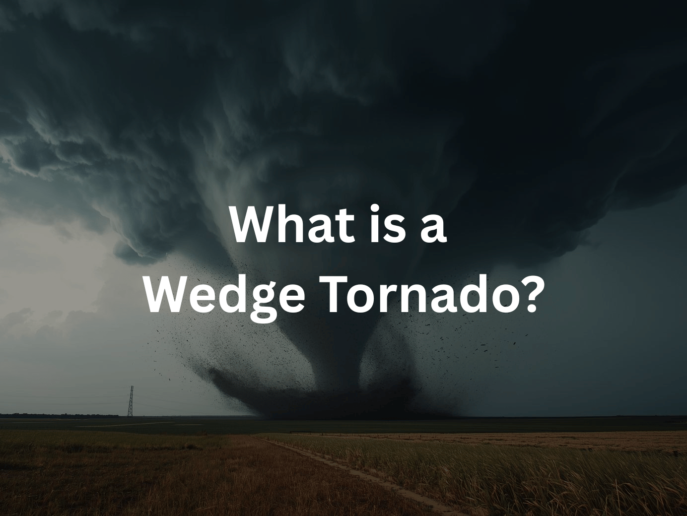 What Is a Wedge Tornado? Meaning, Size, and Dangers